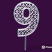 Personalized Number Cake Topper for Milestone Birthdays - Etsy