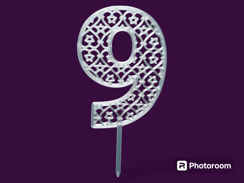 Personalized Number Cake Topper for Milestone Birthdays - Etsy