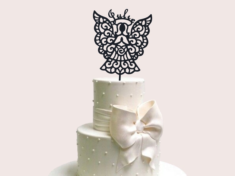 Charming Vintage Angel Cake Topper for Weddings and Birthdays - Etsy