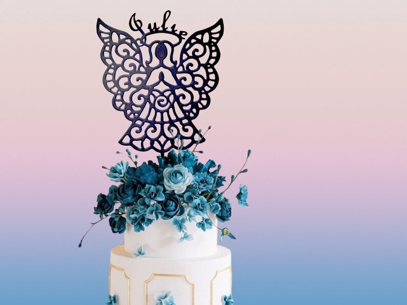 Charming Vintage Angel Cake Topper for Weddings and Birthdays - Etsy