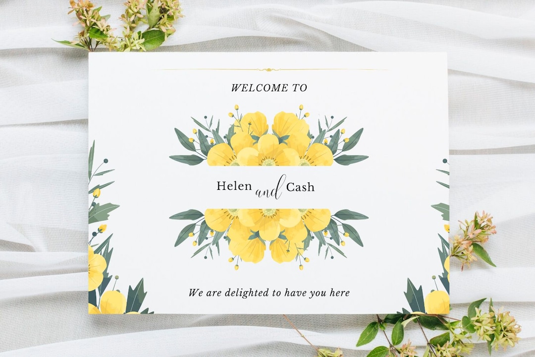 EDITABLE SET Floral Wedding Cards, Wedding Invitation Card, Wedding ...