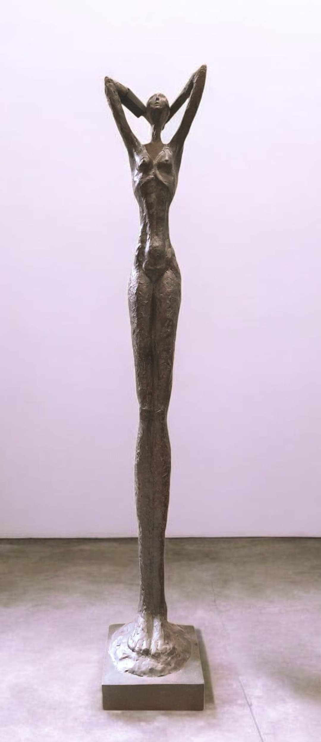 Large Statue Hilda Frau 120 Cm 88 Cm and 59 Cm Woman Looking up to the ...