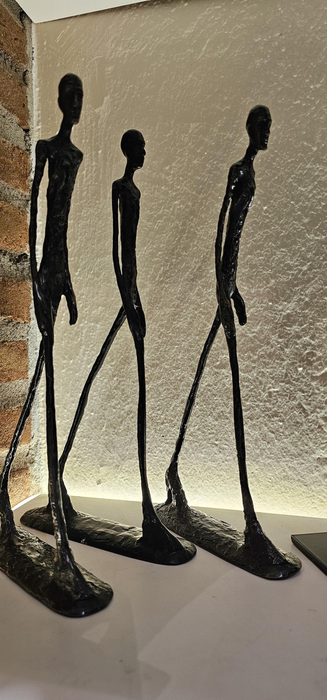 Walking Man Statue, Height 29 Cm, in Bronze, Contemporary Art ...