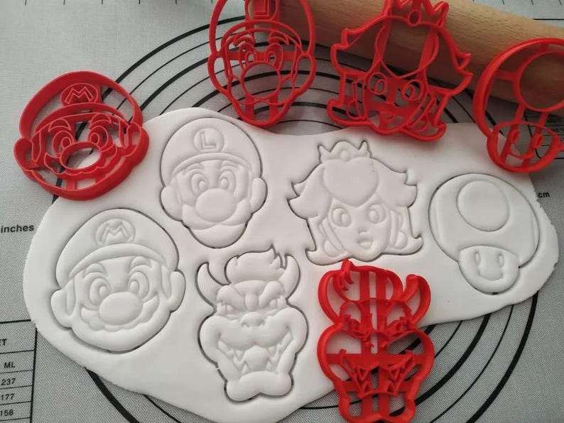 Super Mario Brothers Cookie Cutters – Fun Baking for Gamers and Kids ...