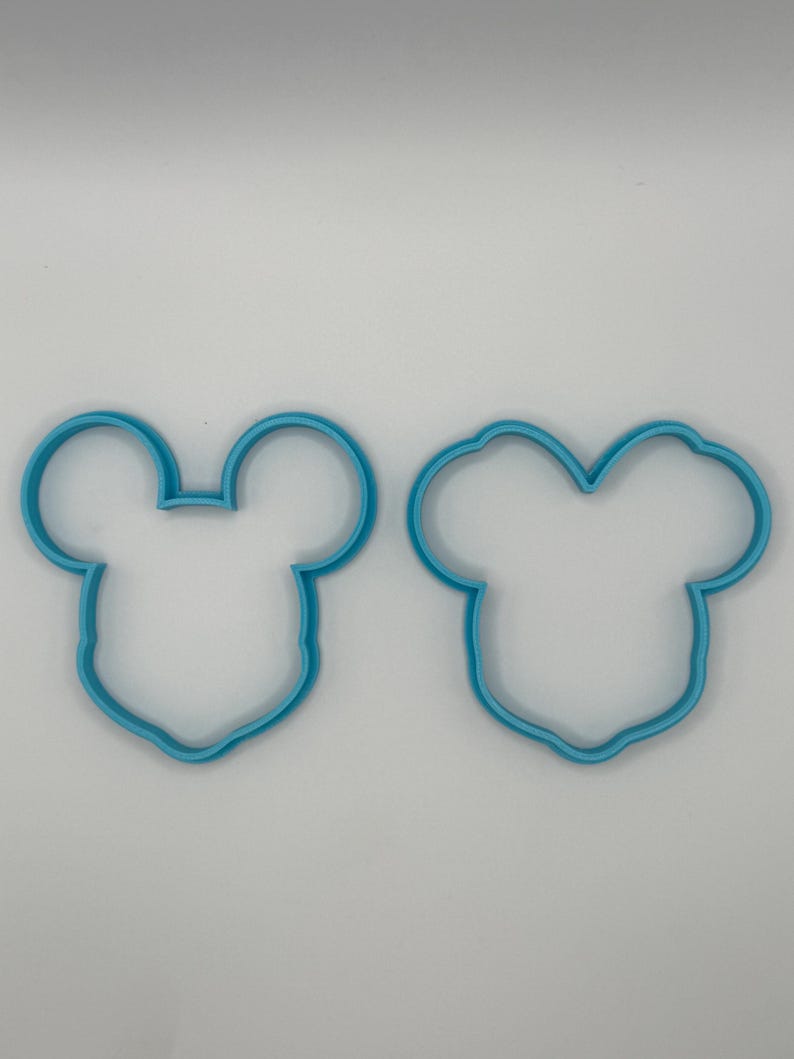 Mickey and Minnie Mouse Cookie Cutter Set, Disney-inspired Baking Tools ...