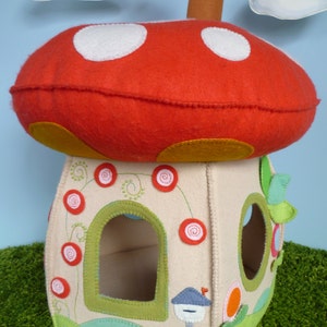 On Toadstool Lane House PDF Pattern - Etsy