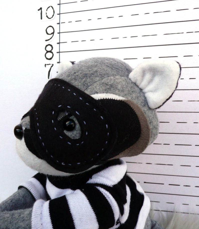 Robbie the Raccoon PDF Sewing Pattern - Etsy Sweden