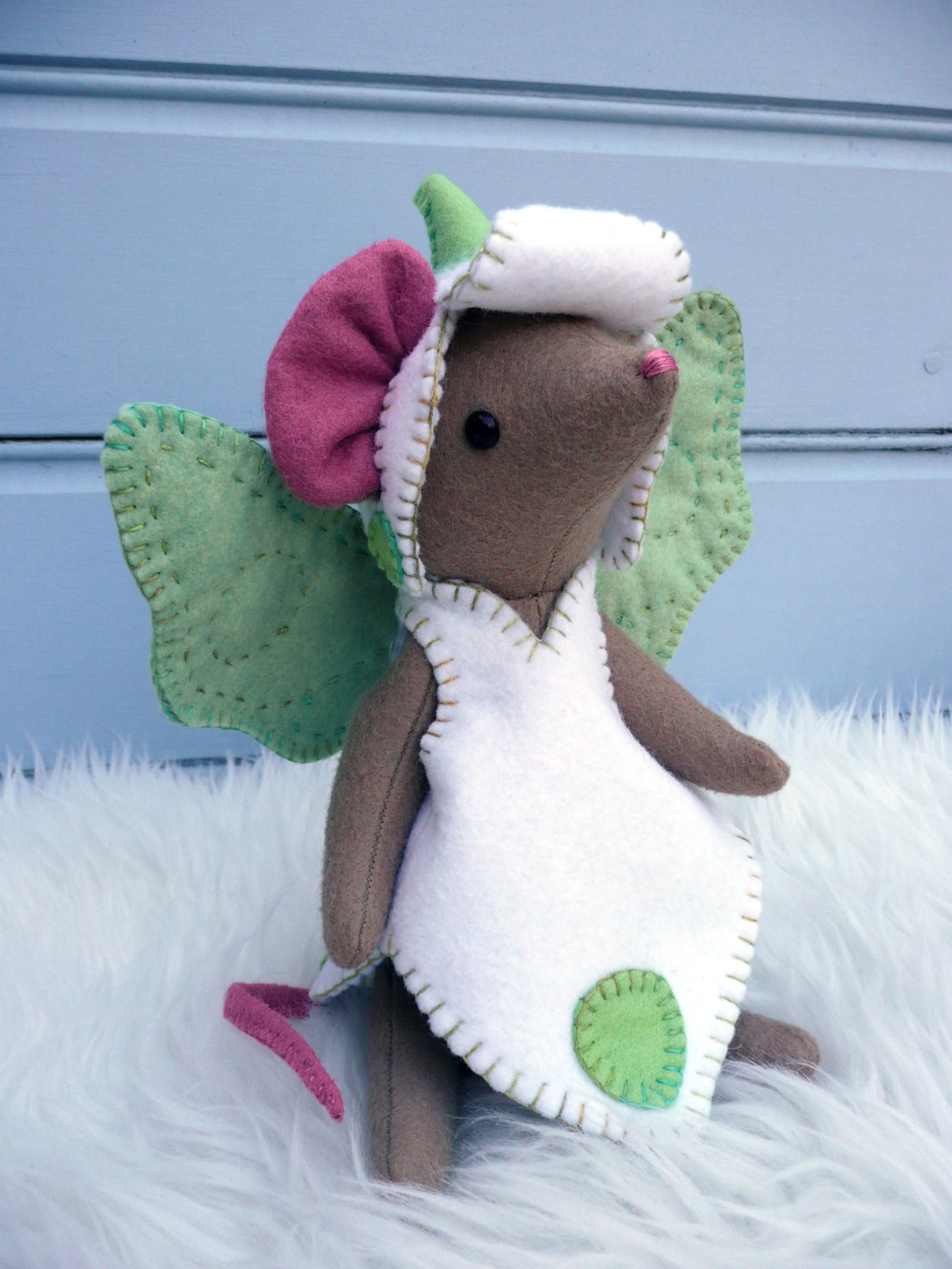 Petal Mouseling in Her Snow Drop Fairy Dress Up - Etsy
