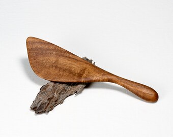 Traditional Spatula Left or Right Hand Stirring Utensil Wood Spatula ...