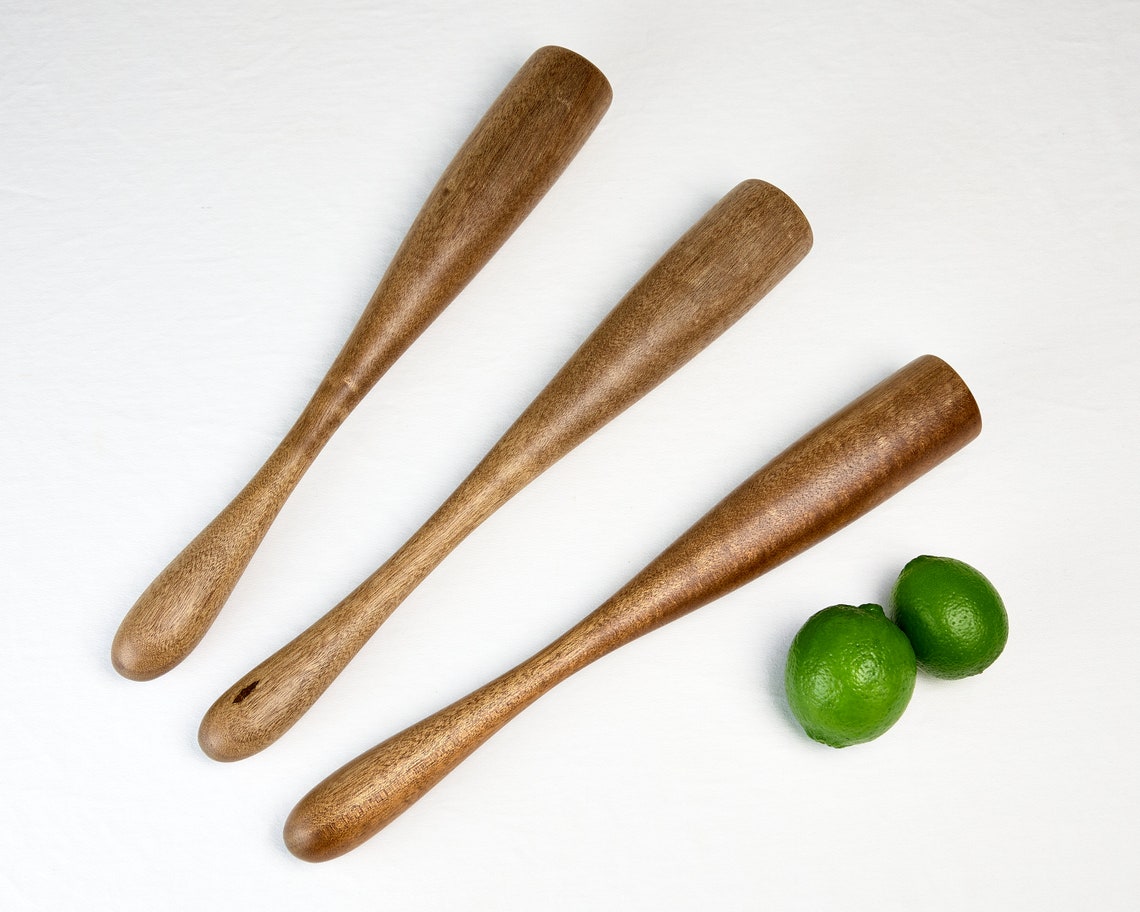 Muddler Mojito Wood Cocktail and Kitchen Muddle Stick | Etsy
