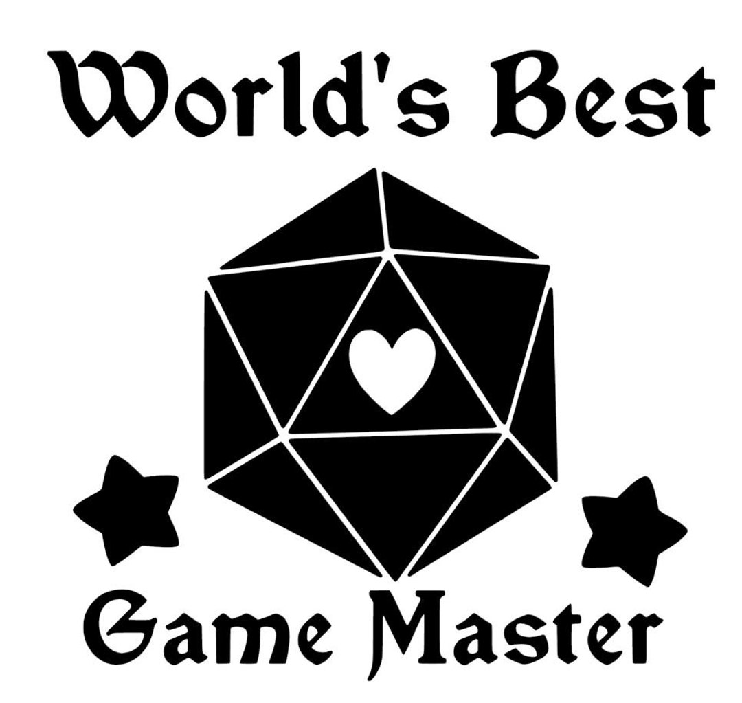 Game Master Vinyl Decal, D20 Dungeon Master Gift - Etsy