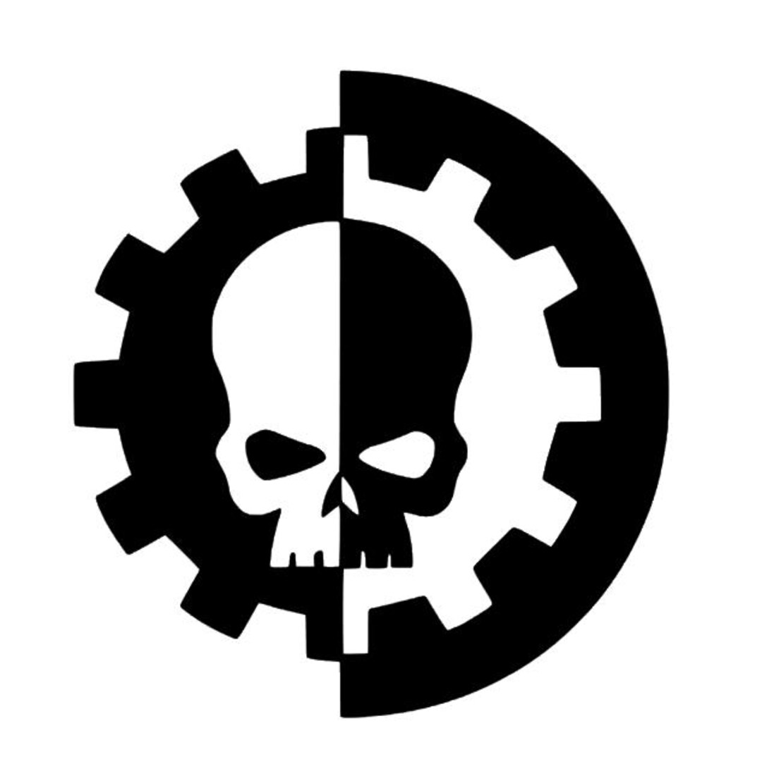 Adeptus Mechanicus Chapter Decal, Warhammer Fan Art, Table Top Gaming ...