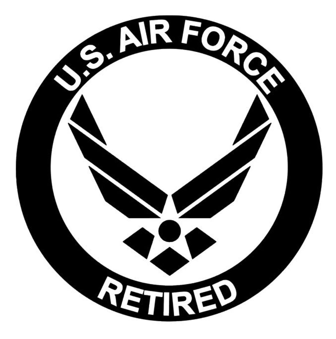 Air Force Retired Decal, United States Air Force Retired, Support Our ...
