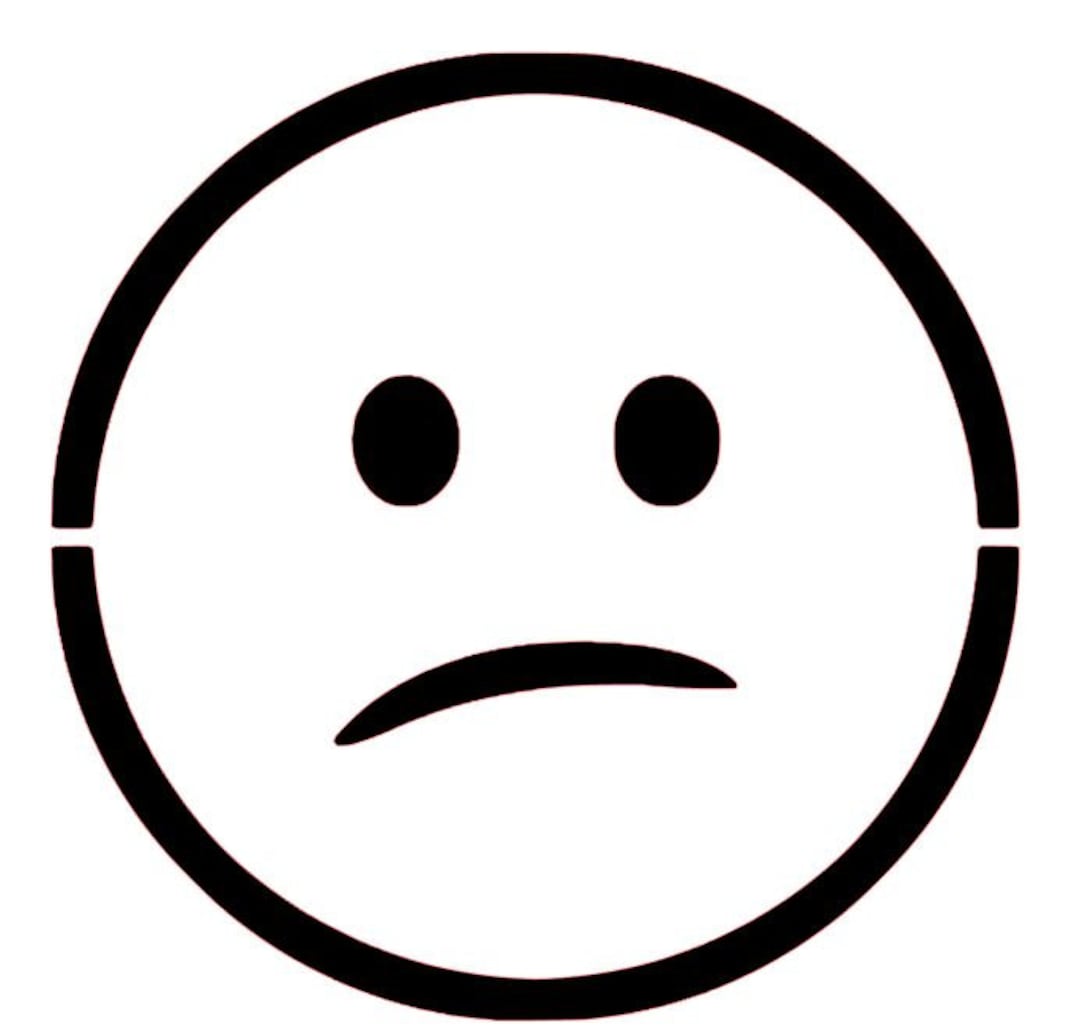 Confused Face Emoji, Custom Emojis, Kawaii Decals, Social Media Emojis ...