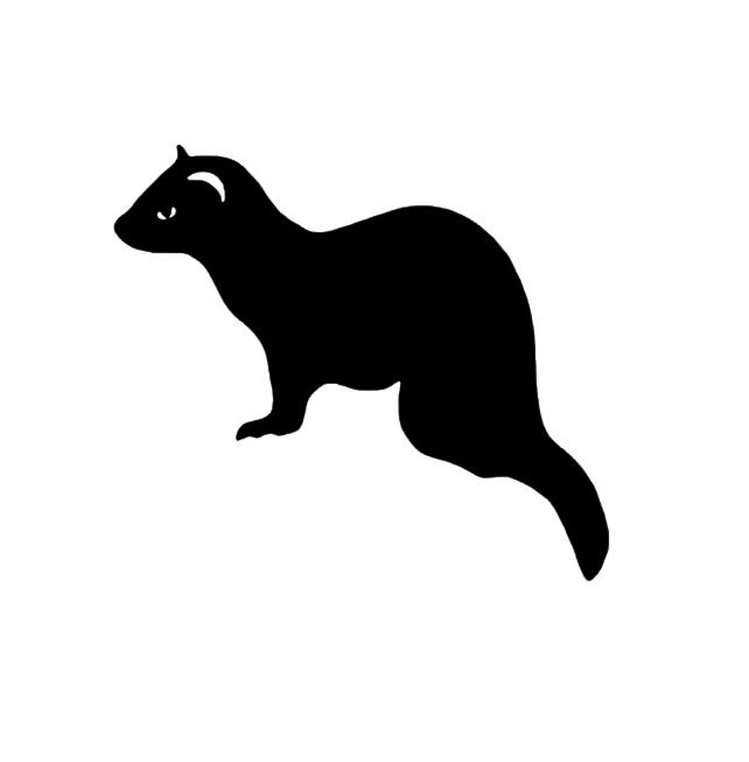 Ferret Silhouette, Ferret Parent, Ferret Daddy, Ferret Mom, Mother of ...