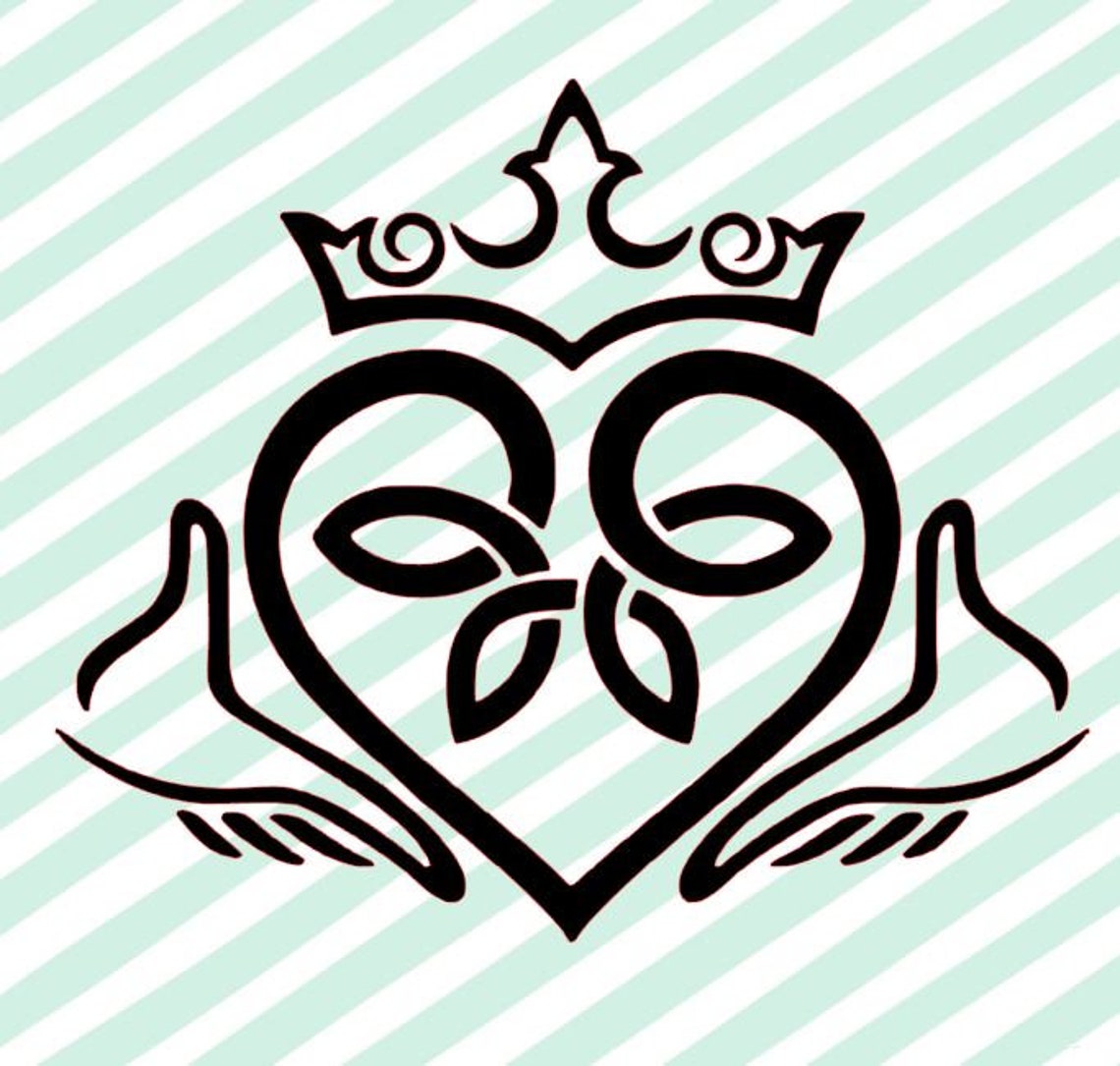 Claddagh Decal, Irish Love Friendship Loyalty Symbol - Etsy