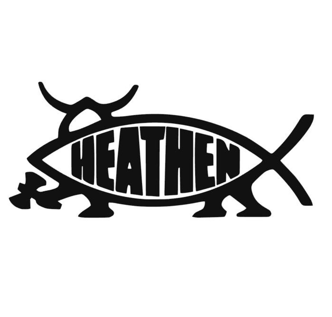 Heathen Darwin Fish, Christian Fish Parody, Science Humor, Critical ...