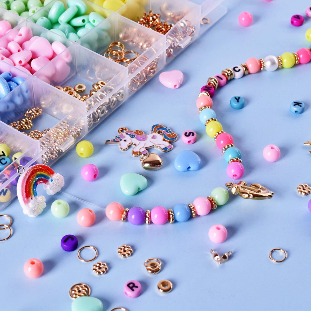 Personalised DIY Girls Bracelet Making Kit | Friendship Bracelet ...