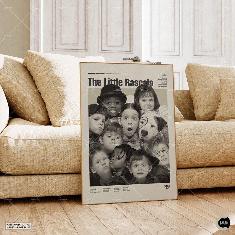 The Little Rascals, Retro Movie Poster, Midcentury Modern, Retro Tv ...