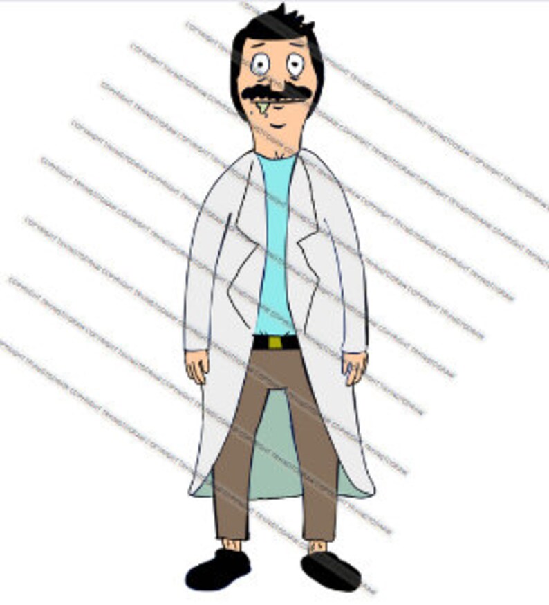 Bob Sanchez, Bobs Burgers Rick and Morty - Etsy