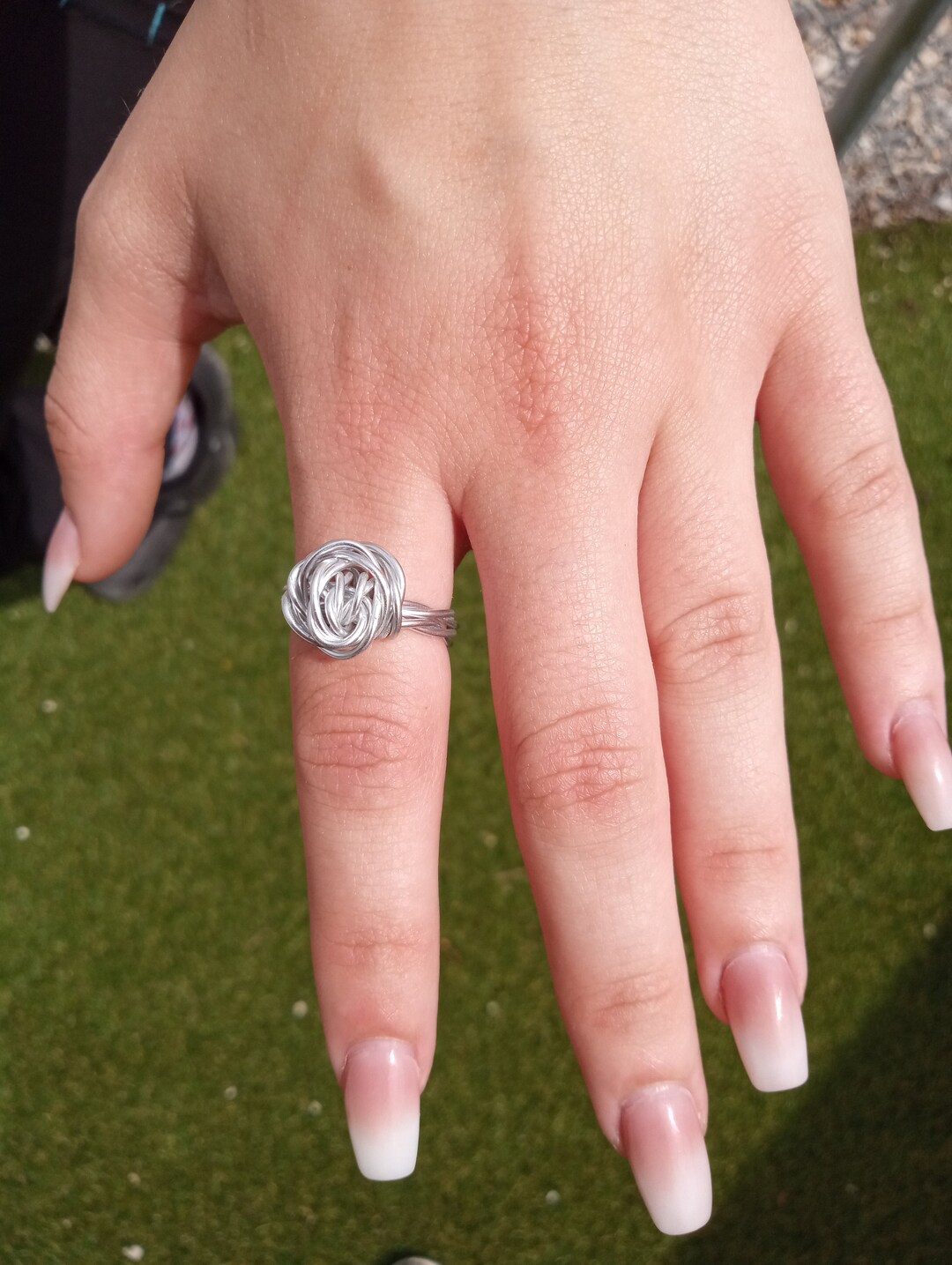 Rose Wire Rings, Handmade Twisted Wire Rings - Etsy