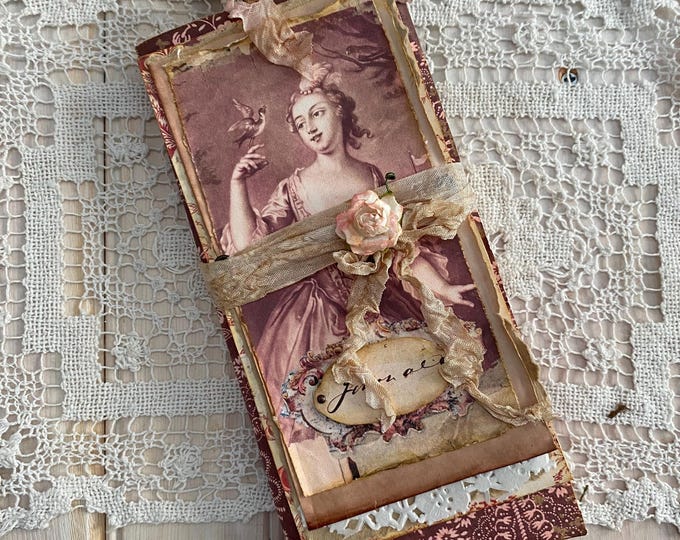 Pretty Red Folio, Junk Journal Folio, Ephemera Filled Folio - Etsy