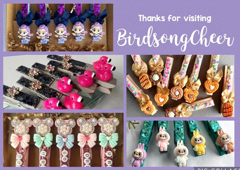 10 | Monster Bunny Cheer Spirit Pins, Glittery Cheer Clips, Competition ...