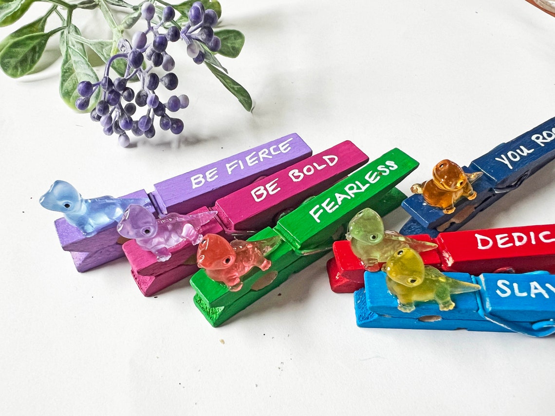 Cheer Spirit Pin, Clothespin Cheer Clips for Sharing - Etsy