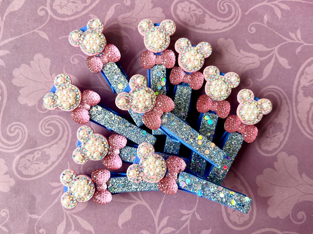 10 | Cheer Clothespin Clips, Cheer Spirit Pins, Silver Mouse Clips, Set ...