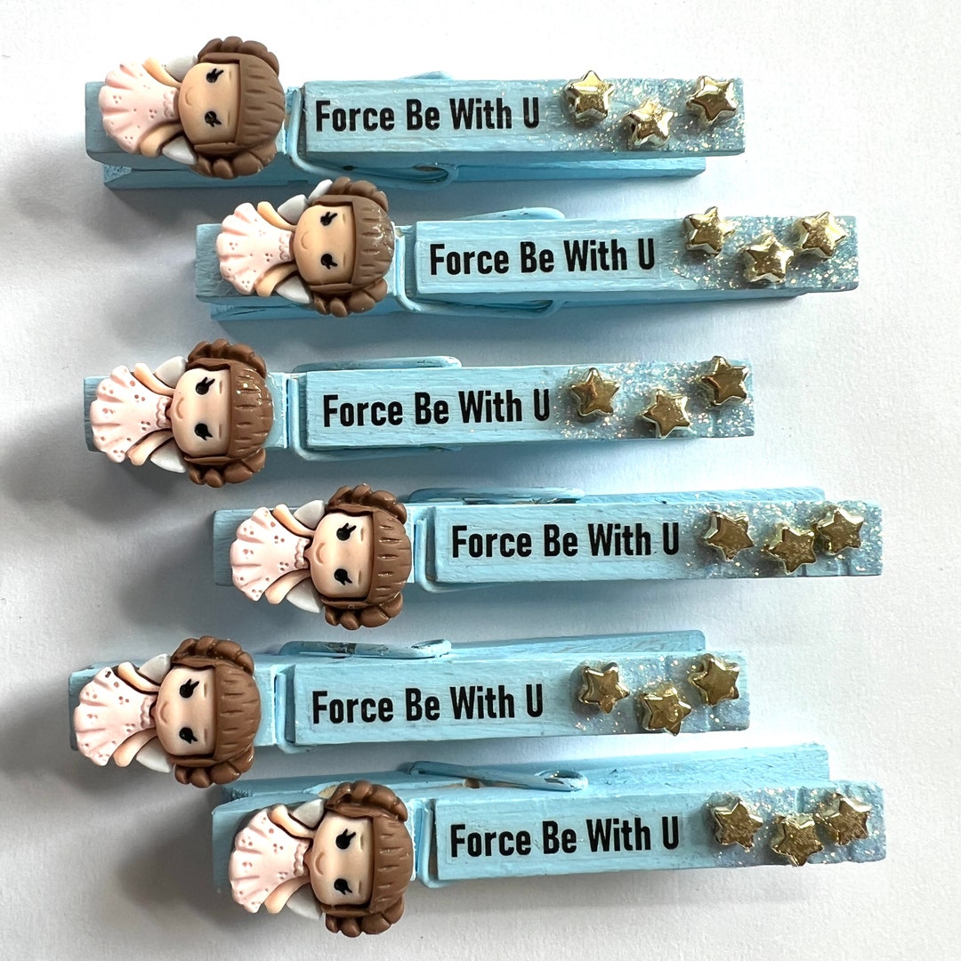 Cheer Spirit Pins, Cheer Clothespins, Force Be With You Clips With Leia ...