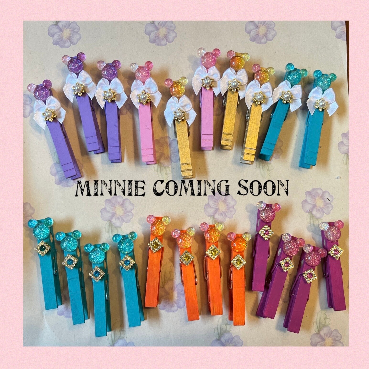 Cheer Spirit Pin, Clothespin Clips. Cheerleader Gift, Birthdays ...