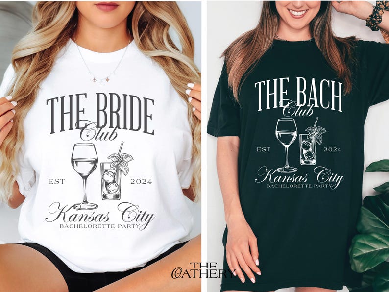 Kansas City Bride Club Bachelorette Party Location Shirt - Etsy
