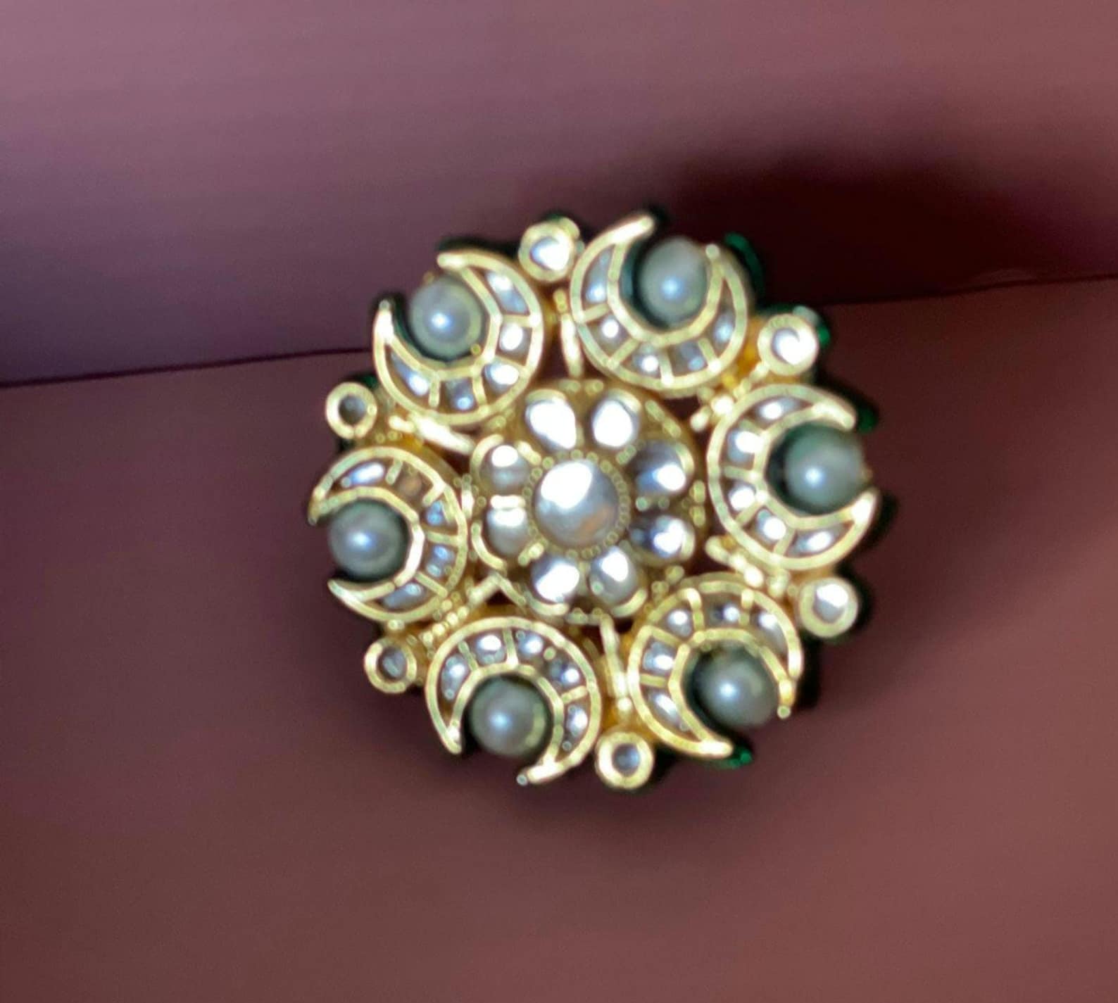 Traditional Kundan Ring/jodha Akbar Jewelry/meenakari Ring/jaipur ...