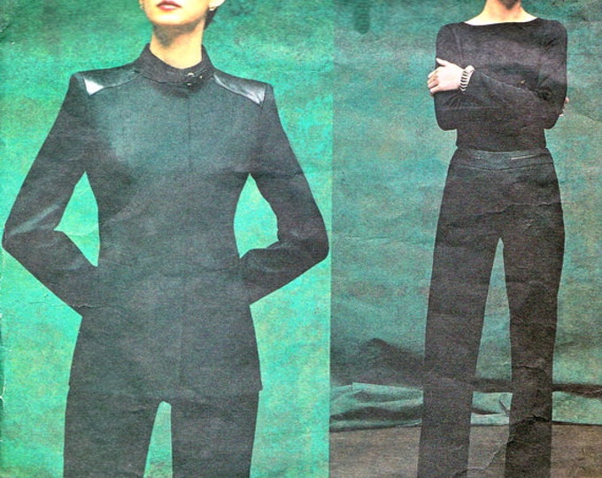 Vogue 2702 Paris Original Sewing Pattern Montana Stand up Collar Womens ...