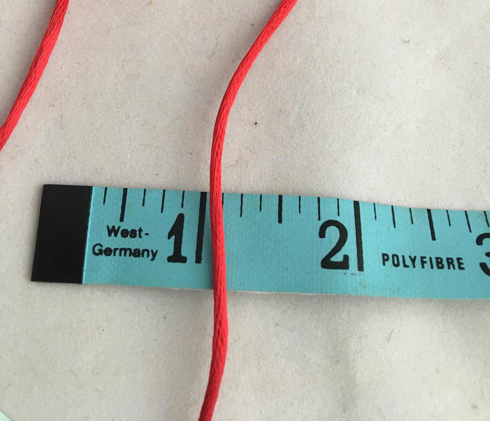 Vibrant Vintage Silk Satin Rattail 2mm Cording Thin Cording | Etsy