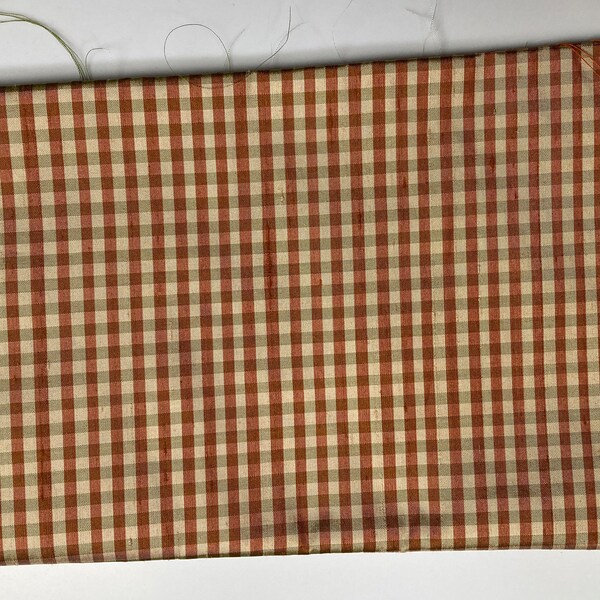 Checked Linen Fabric - Etsy