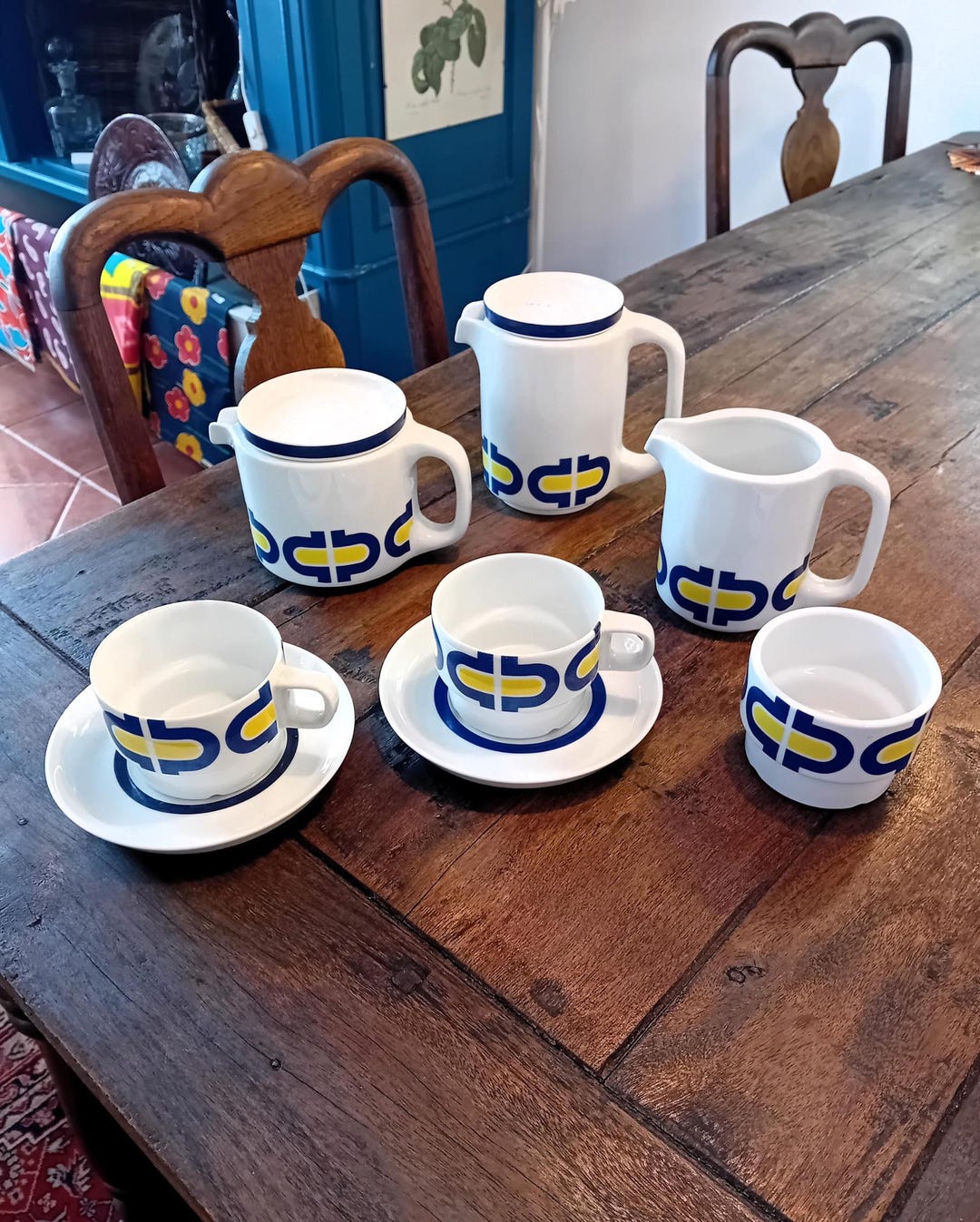 Vintage SPAL Tea Set, Porcelain, Portugal - Etsy