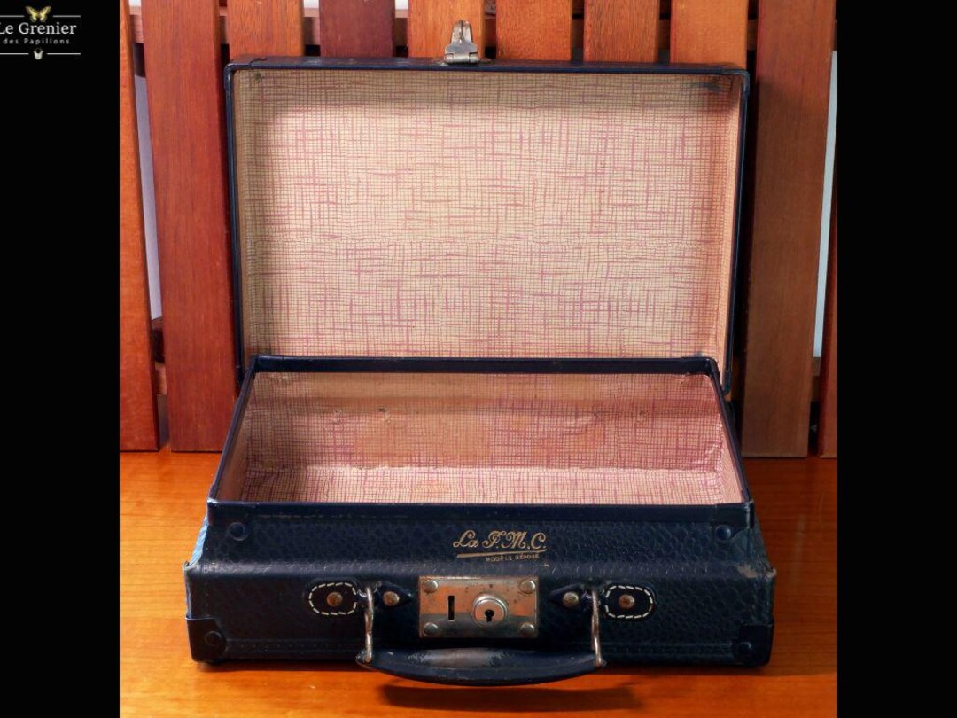 Vintage Leather and Cardboard Travel Case Known as day Case From the ...