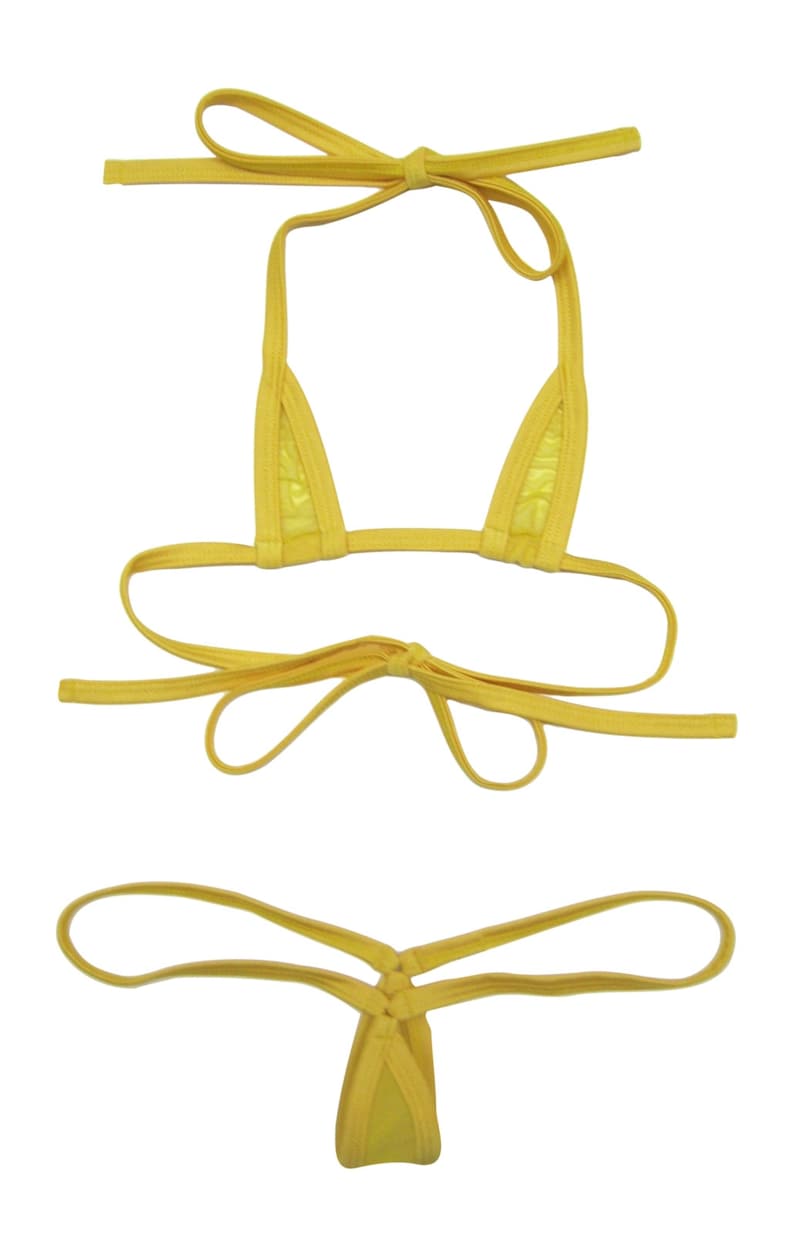 By 0612 Smallest Micro Teardrop See Thru G String Bikini Etsy