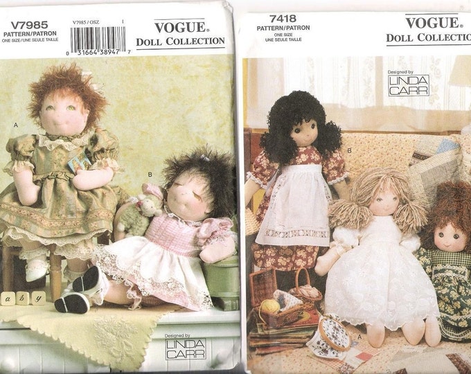 18 Inch and 15 Inch Vogue Doll Patterns - Etsy