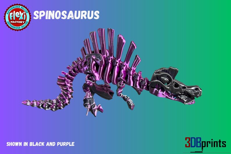 Spinosaurus - Articulating 3D Printed Sensory Fidget Toy - Etsy