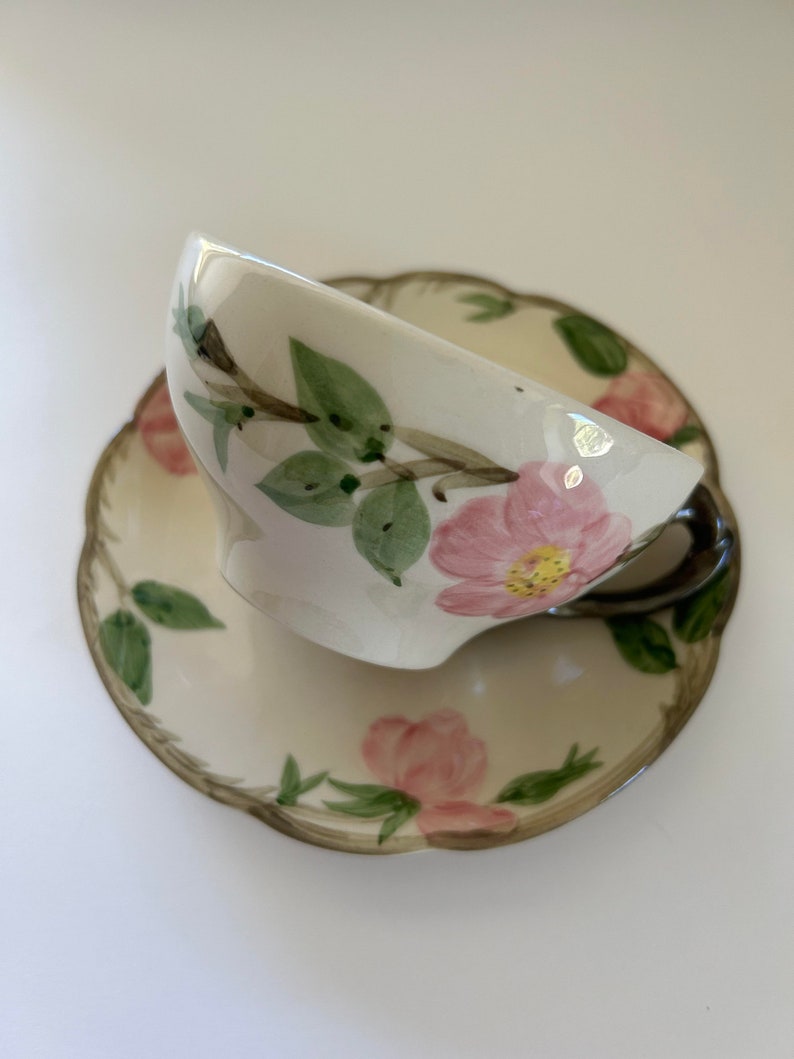 Desert Rose Tea Cups With Saucer - Etsy