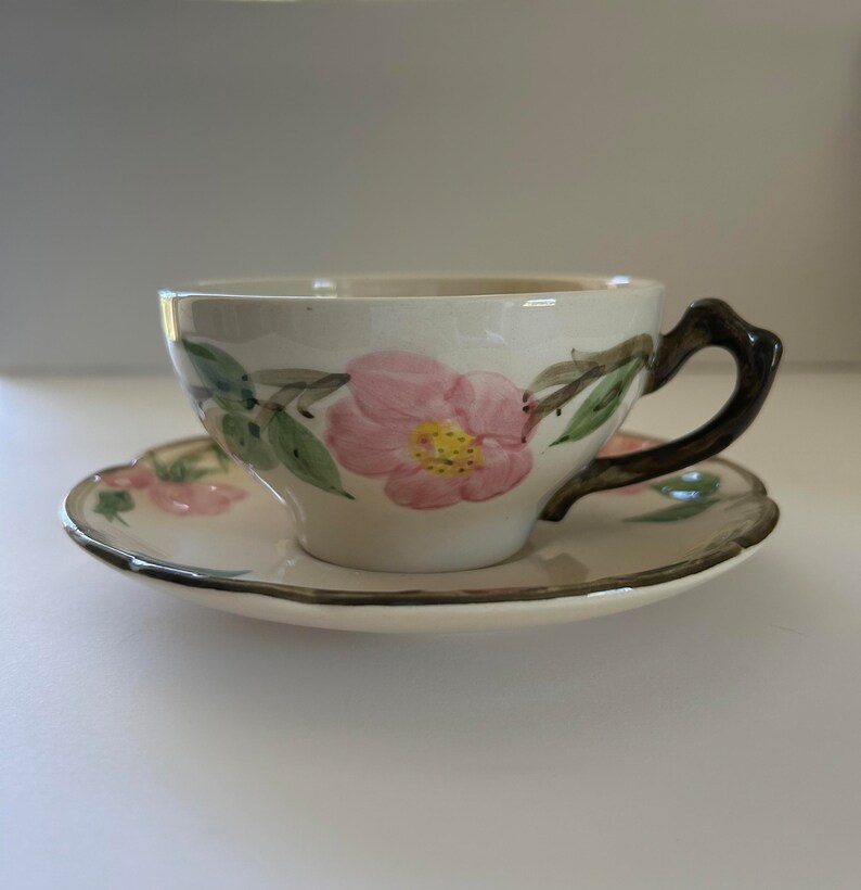 Desert Rose Tea Cups With Saucer - Etsy