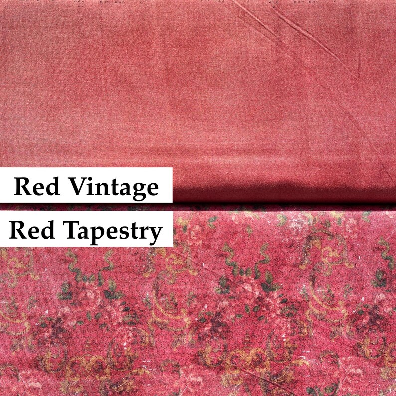 Eclectic Elements RED PALETTE Tim Holtz - 100% Cotton Quilting Fabric ...