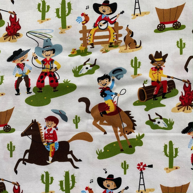 Cowboy Fabric - Etsy