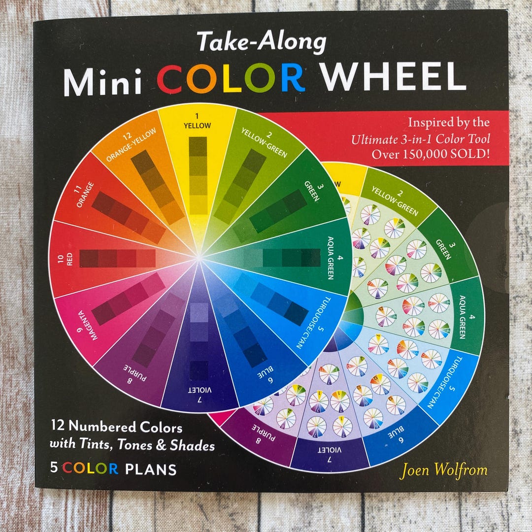 TAKE-ALONG Mini COLOR Wheel: 12 Numbered Swatches With Tints & Shades ...