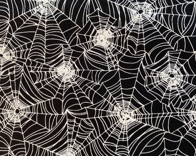 HALLOWEEN Spider WEB Fabric - Timeless Treasures - 100% Cotton Fabric ...