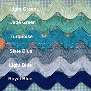 Discounted 10 Yards Choose Color Giant RIC RAC Jumbo Sewing Trim 1.5 ...