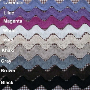 Discounted 10 Yards Choose Color Giant RIC RAC Jumbo Sewing - Etsy