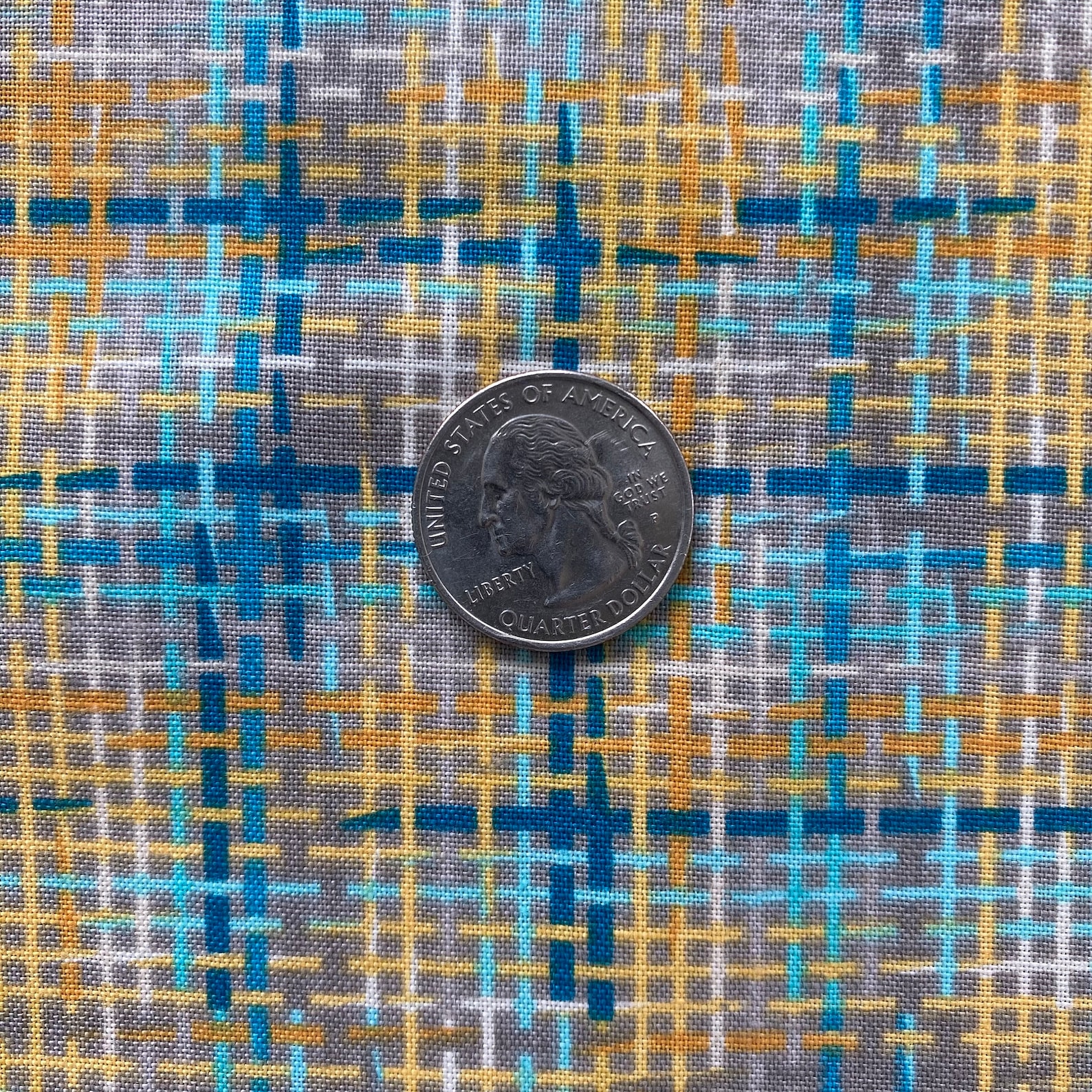 Printed DONEGAL TWEED PLAID Fabric by the Yard or Cut, 100% Cotton ...